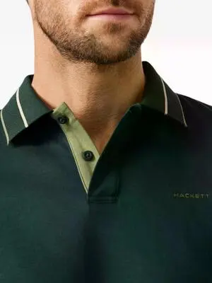 HACKETT LONDON Tipped Cotton Polo Shirt