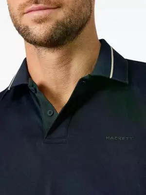 HACKETT LONDON Short-sleeve Cotton Polo Shirt