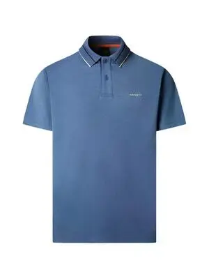 HACKETT LONDON Tipping-detail Polo Shirt - Blue