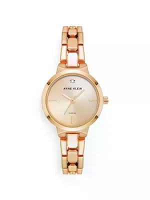Anne Klein Logo-detail 26mm Watch - Pink