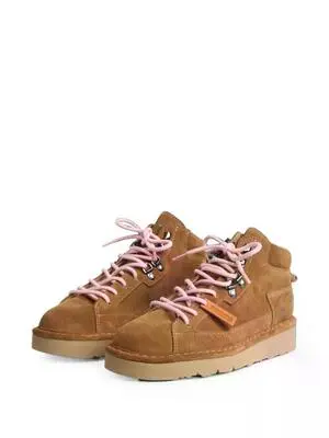 PANCHIC Lace-up Suede High Top Sneakers