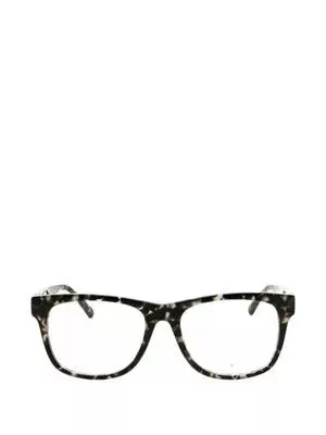 Gant Tortoiseshell-effect Rectangle-frame Glasses - Black