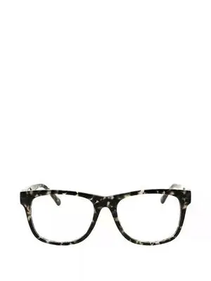 Gant Tortoiseshell-effect Rectangle Frame Eyeglasses - Black