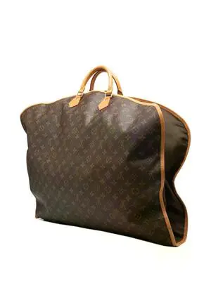 LOUIS VUITTON 1993 Monogram Housse Porte Habits Garment Cover Travel Bag - Brown