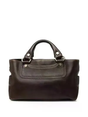 Celine 20th Century Leather Boogie Handbag - Brown