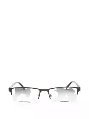 LIZ CLAIBORNE Rectangle Frame Eyeglasses - Brown