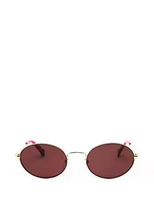 POLAROID Round-frame Sunglasses - Gold