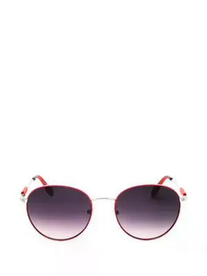 Adidas Round-frame Sunglasses - Red