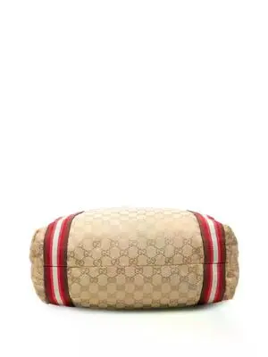 Gucci 2000-2015 Gg Canvas Web Tote Bag