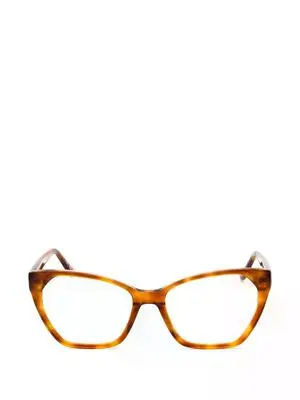 Guess Cat Eye Eyeglasses - Brown