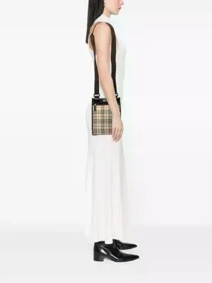 Burberry 2000-2017 House Check Canvas Crossbody Bag - Neutrals