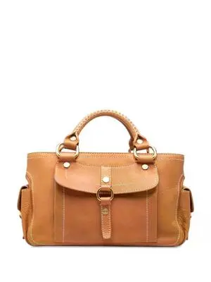 Celine 2016 Leather Boogie Handbag - Brown