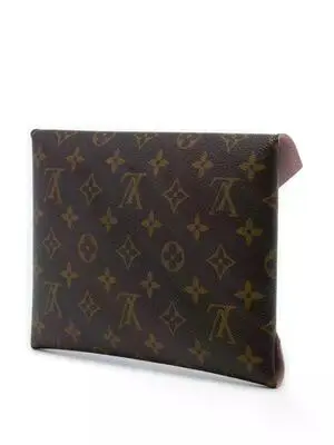 LOUIS VUITTON 2019 Monogram Pochette Kirigami Gm Clutch Bag - Brown