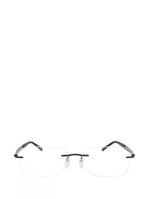 SILHOUETTE Titan Impressions Rimless Eyeglasses - Black