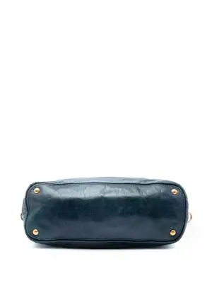 Prada 2010-2026 Vitello Shine Front Pocket Convertible Tote Satchel