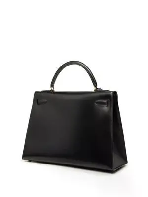 Hermès 1991 Box Calf Kelly Sellier 32 Satchel