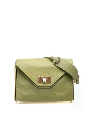 Chloé 2012 Medium Pebbled Leather Sally Shoulder Bag - Green