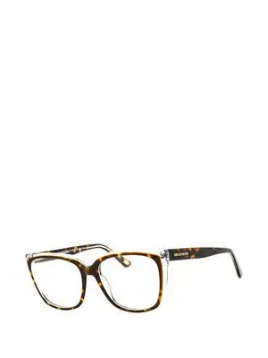 Sketchers Tortoiseshell Effect Rectangle Frame Eyeglasses - Brown