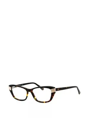 MARCIANO Tortoiseshell-effect Rectangle Eyeglasses
