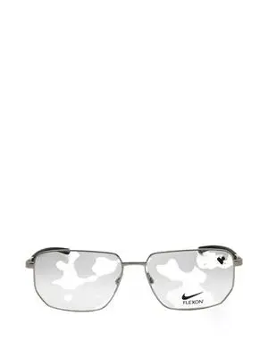 Nike Geometric-frame Glasses - Silver