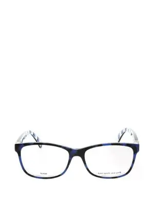 Kate Spade New York Calley Rectangle-frame Glasses - Blue