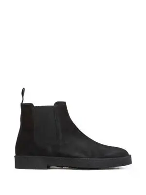 COMMON PROJECTS Suede Chelsea Boots - Black