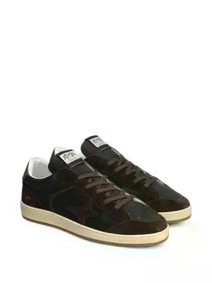 AMA-BRAND Star-patch Sneakers - Black