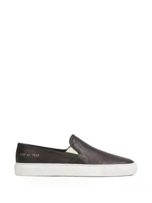 COMMON PROJECTS Slip-on Leather Sneakers - Black