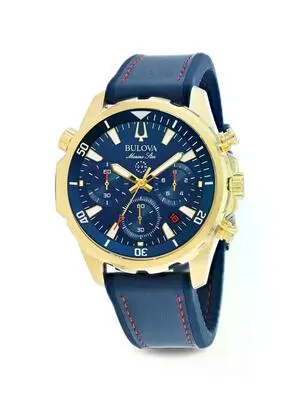 Bulova Marine Star 44mm Watch - Blue