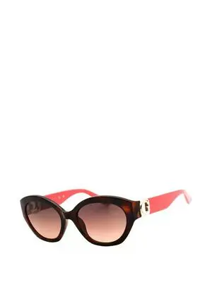 Guess Tortoiseshell-effect Oval-frame Sunglasses