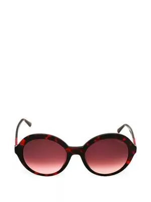 Gant Round Frame Tortoiseshell Effect Sunglasses - Brown