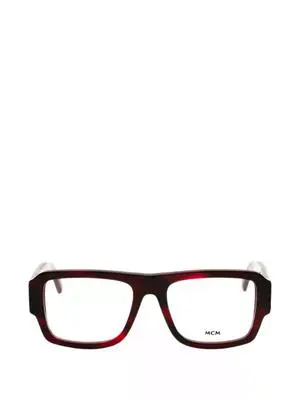 Mcm Rectangular-frame Glasses - Brown