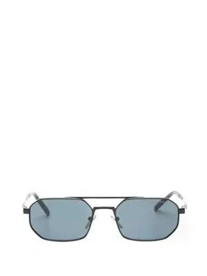 Prada Geometric-frame Sunglasses - Black
