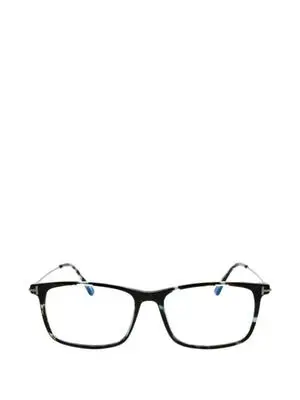 TOM FORD Rectangle-frame Glasses - Brown
