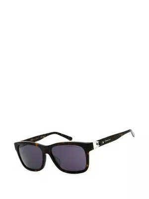 Ralph Lauren Tortoiseshell-effect Rectangle-frame Sunglasses