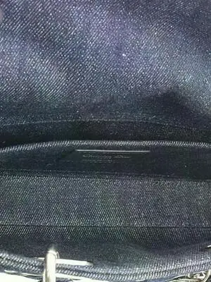 Dior Denim Cannage Eyelet Lady D Joy Satchel