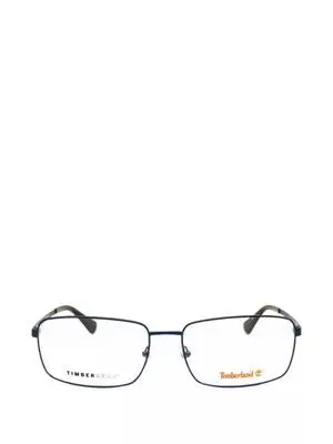 Timberland Rectangular Metal Frame Eyeglasses - Blue