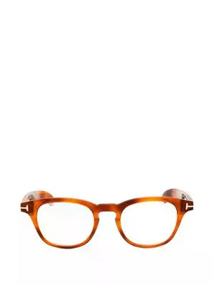 TOM FORD Round-frame Glasses - Brown