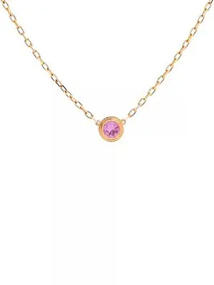 Cartier D'amour Pendant 18k Rose Gold With Sapphire Small Necklace - Pink