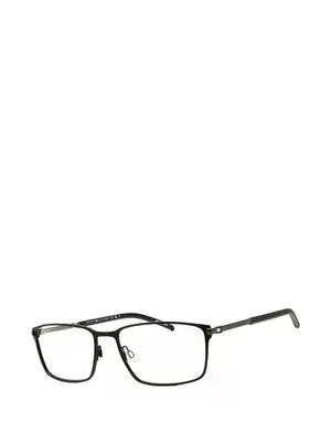 Tommy Hilfiger Rectangle Frame Eyeglasses - Black