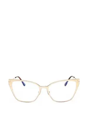 TOM FORD Cat-eye Glasses - Gold