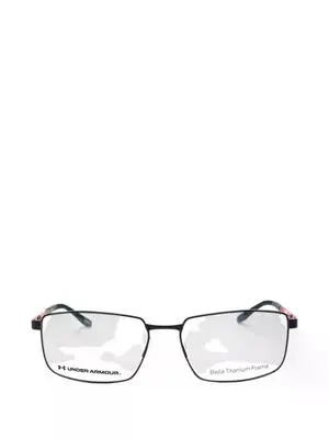 Under Armour Rectangle Frame Eyeglasses - Black