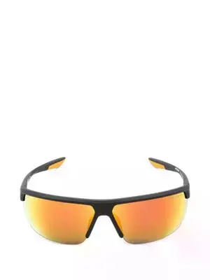 Nike Tempest Mirrored Wraparound Sunglasses - Black