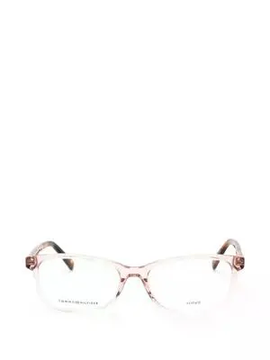 Tommy Hilfiger Rectangle-frame Glasses - Pink