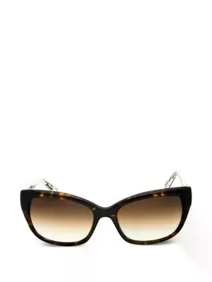 Kate Spade New York Tortoiseshell Effect Cat-eye Frame Sunglasses - Brown
