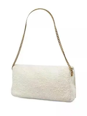 Saint Laurent 2020 Tweed Monogram Kate 99 Tassel Bag Satchel