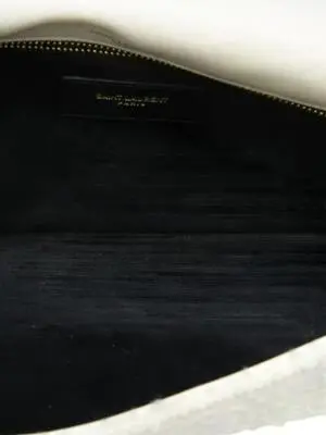 Saint Laurent 2020 Tweed Monogram Kate 99 Tassel Bag Satchel