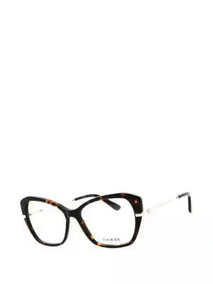Guess Tortoiseshell-effect Cat-eye Glasses - Brown