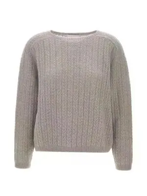 Hemisphere Cable-knit Sweater - Grey