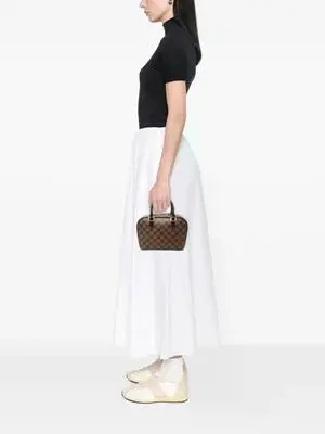 LOUIS VUITTON 2004 Damier Ebene Mini Sarria Handbag